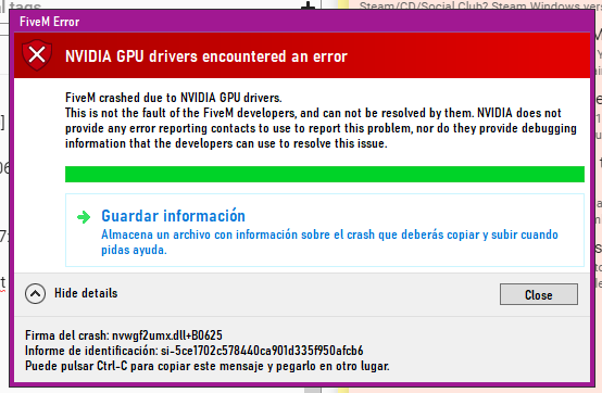 i just cant start the game because of my nvidia drivers - FiveM Client ...