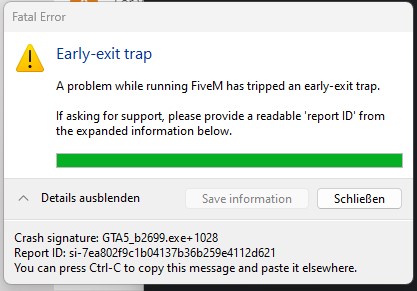 Early-Exit TRAP - FiveM Client Support - Cfx.re Community