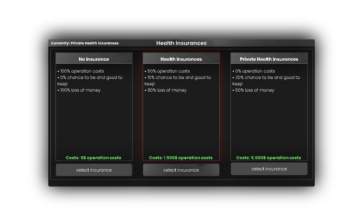 [PAID] Health-Insurance - Insurance - FiveM Releases - Cfx.re Community