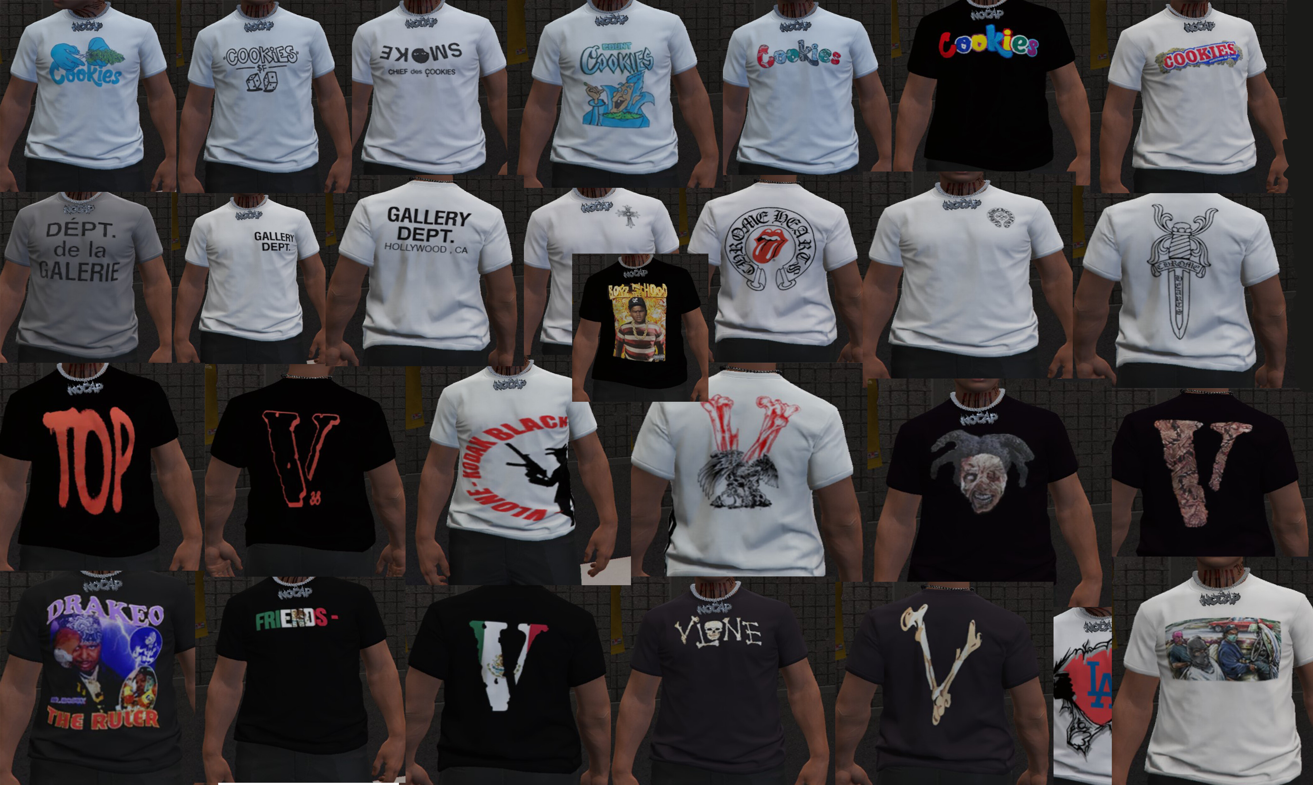 [UPDATED][REALEASE][PAID] Best Designer Male Clothing Pack HOODIES ...