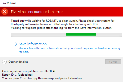 Timed out while waiting for ROS/MTL to clear launch - FiveM Client ...
