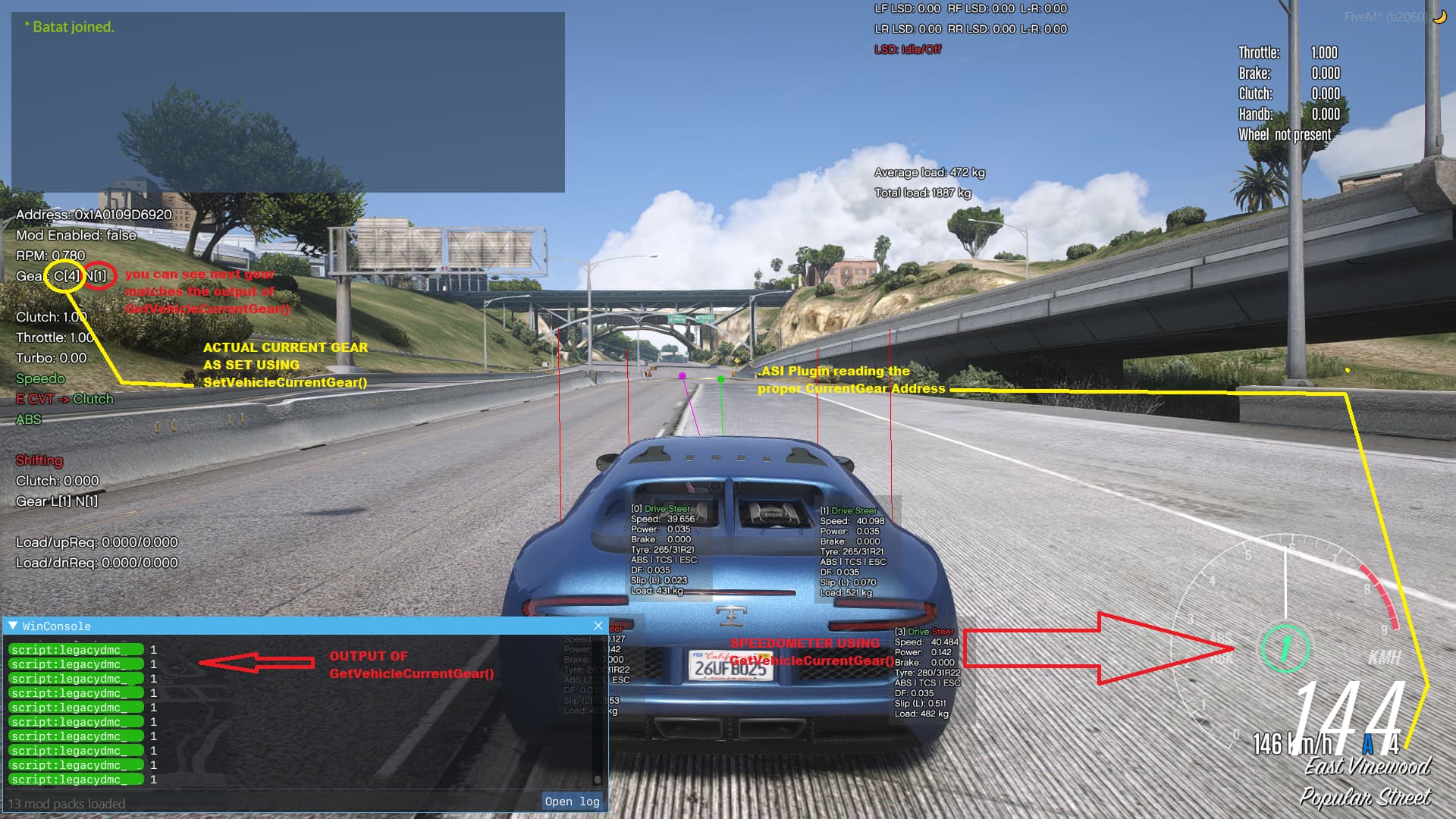 Native GetVehicleCurrentGear() is reading from the wrong address in ...