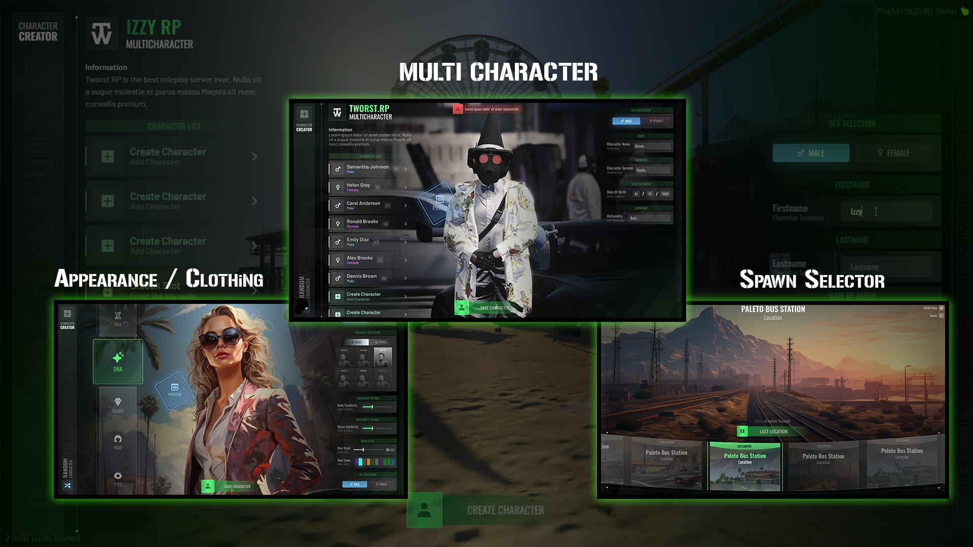 Multi Character Advanced (ESX - QB) - FiveM Releases - Cfx.re Community