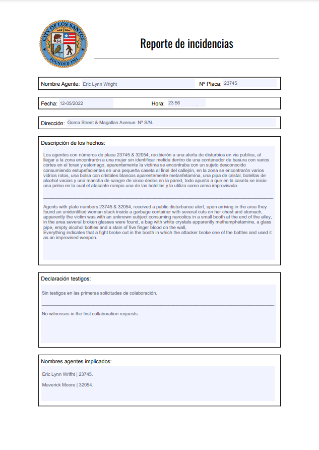[Free] Crime Scene lore map - FiveM Releases - Cfx.re Community