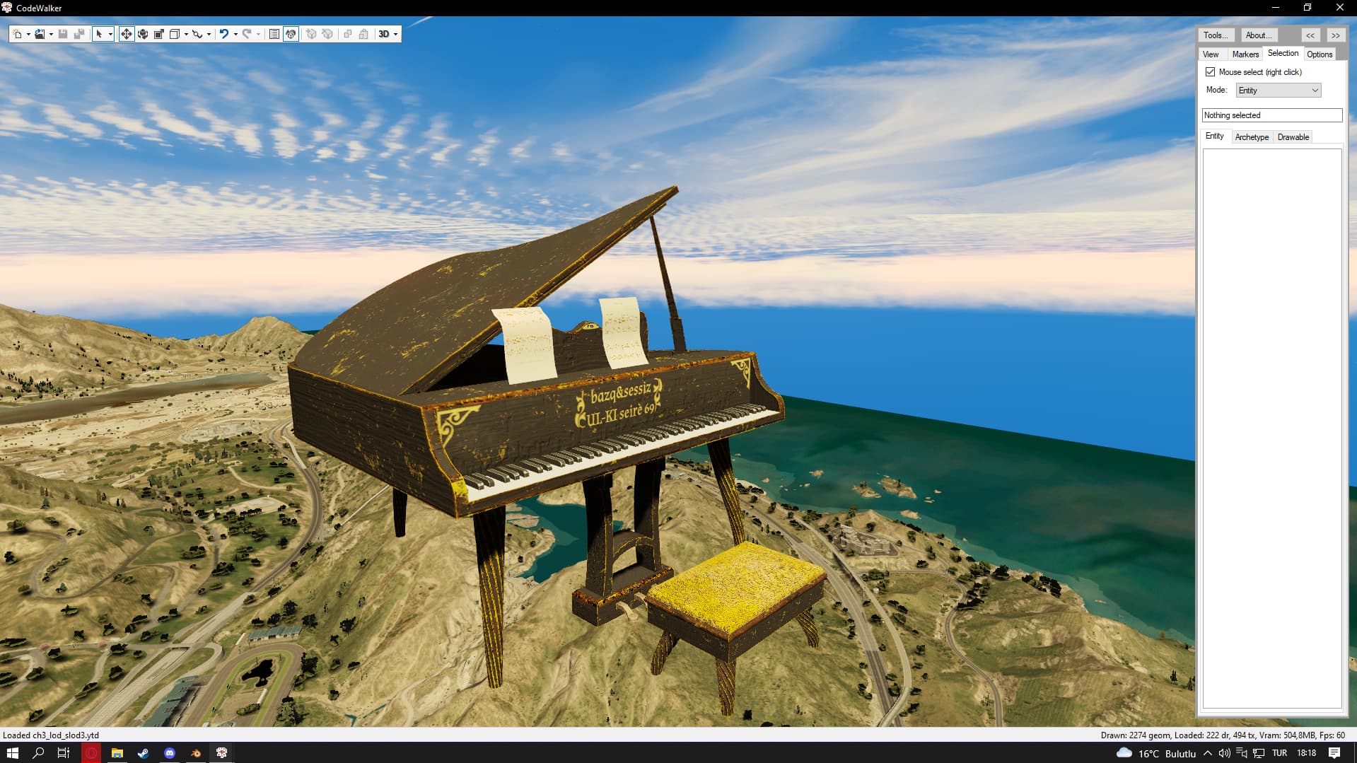 [Free] [Prop] Antique Piano [HQ,HD] - FiveM Releases - Cfx.re Community