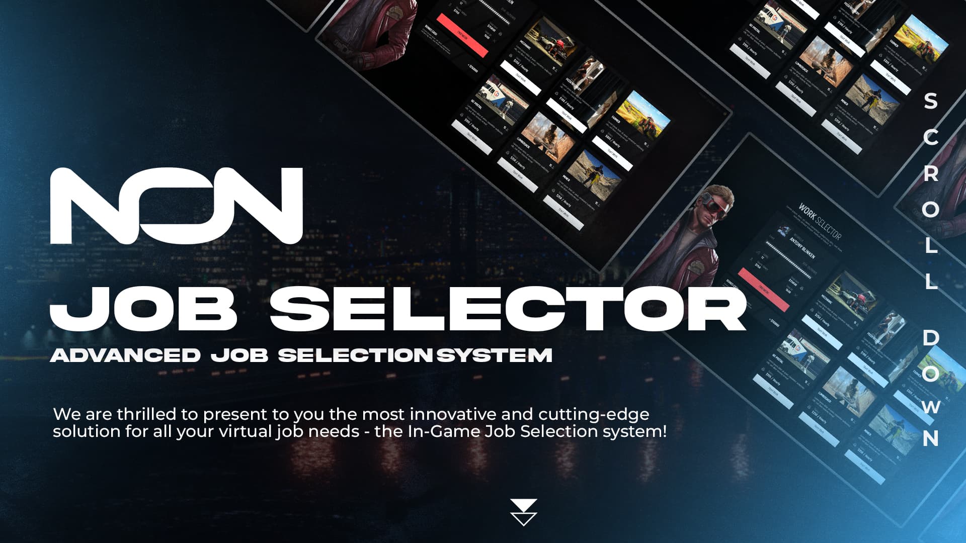 Job Selection | Level, Bonus System - FiveM Releases - Cfx.re Community