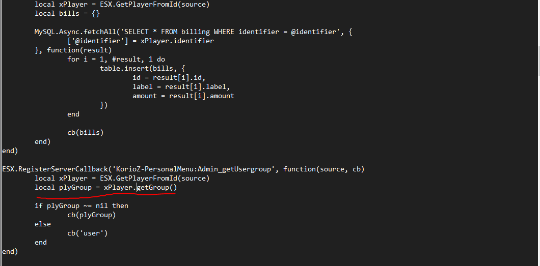 Problem with es_extended and mysql alot of xPlayer errors - ES/ESX - Cfx.re Community