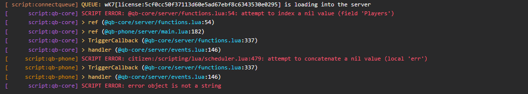 Attempt to index a nil value (global 'QBCore') - Page 3 - QBCore - Cfx.re Community