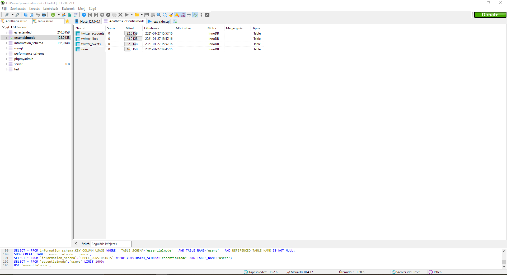 My essentialmode not working - ES/ESX - Cfx.re Community