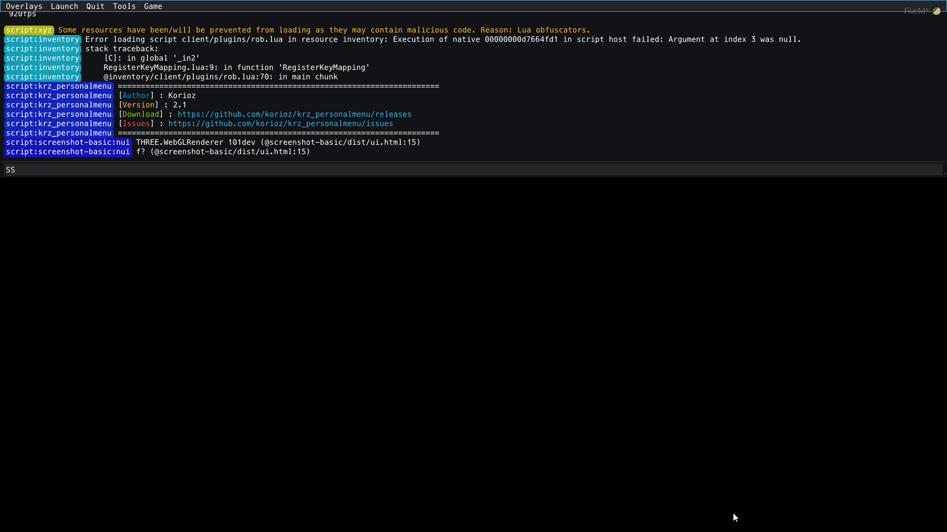 black flickering sceen after bridge loading screen - Resource Support ...