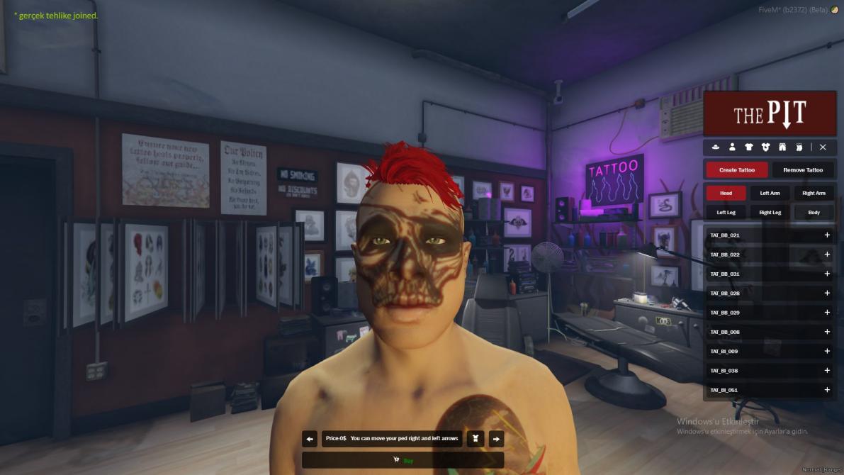 [ESX][QB] Char Creator and Clothes , Barber, Tattoo Shop, Wardrobe ...