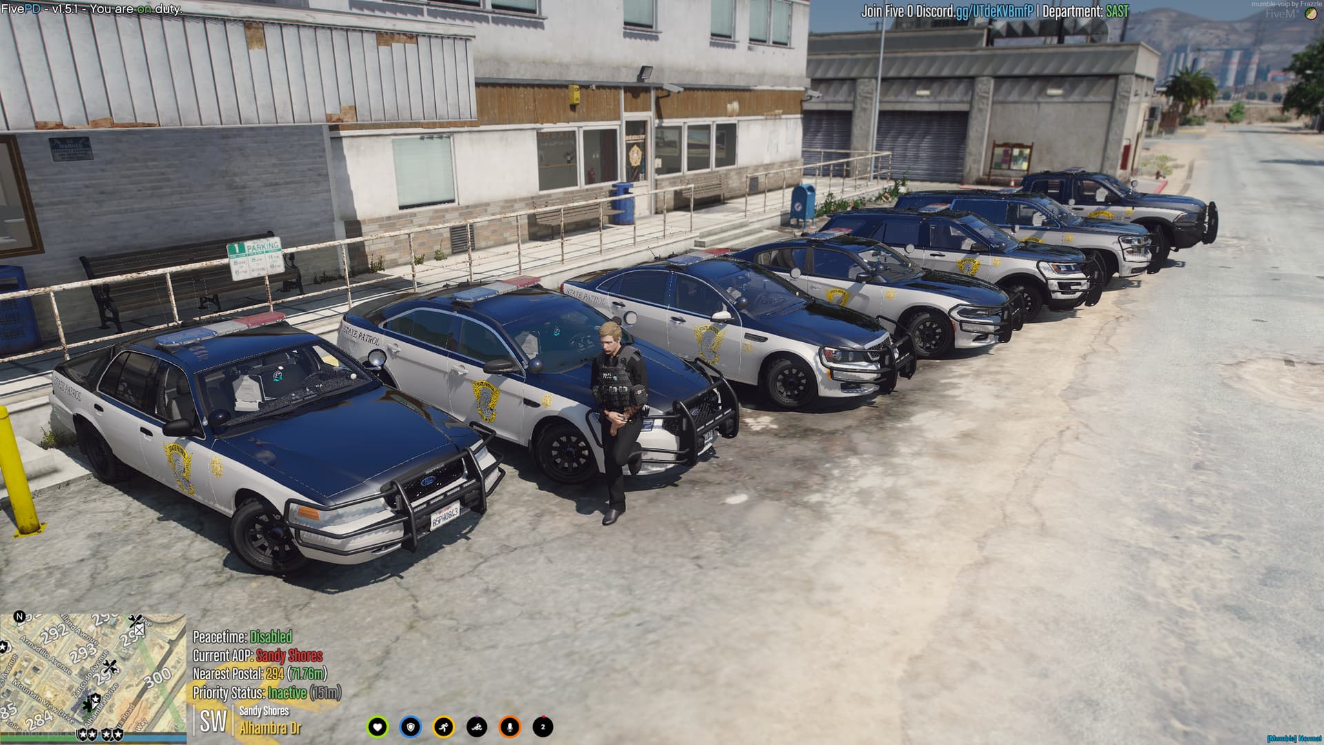 Five O Casual RP | FivePD | VMenu | Maps | Vehicles | EUP | Weapons ...