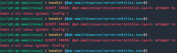 Script error - QBCore - Cfx.re Community