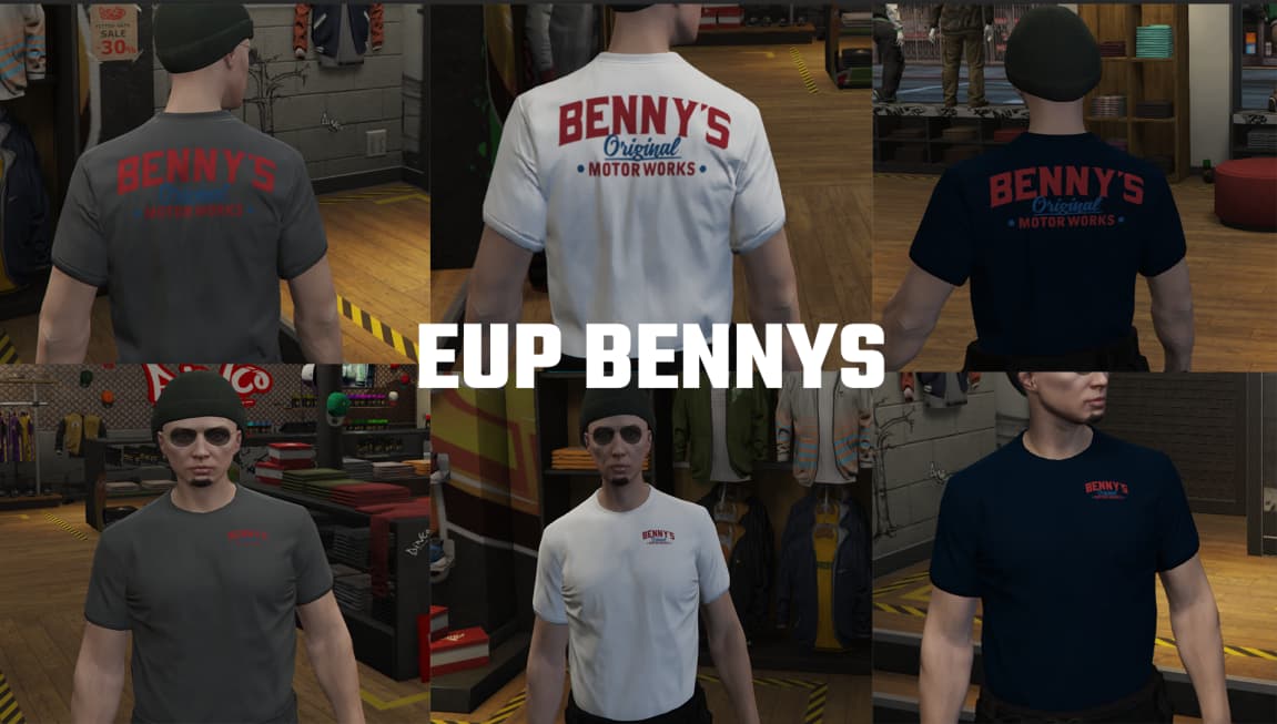 [FREE] - Bennys T-shirt - FiveM Releases - Cfx.re Community