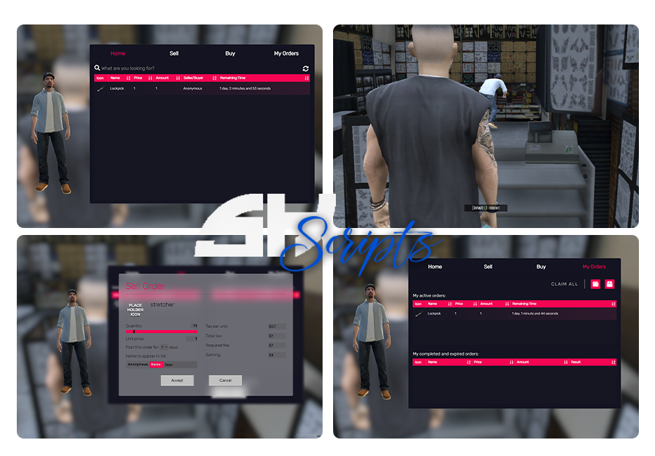 [PAID] Trade Market - FiveM Releases - Cfx.re Community
