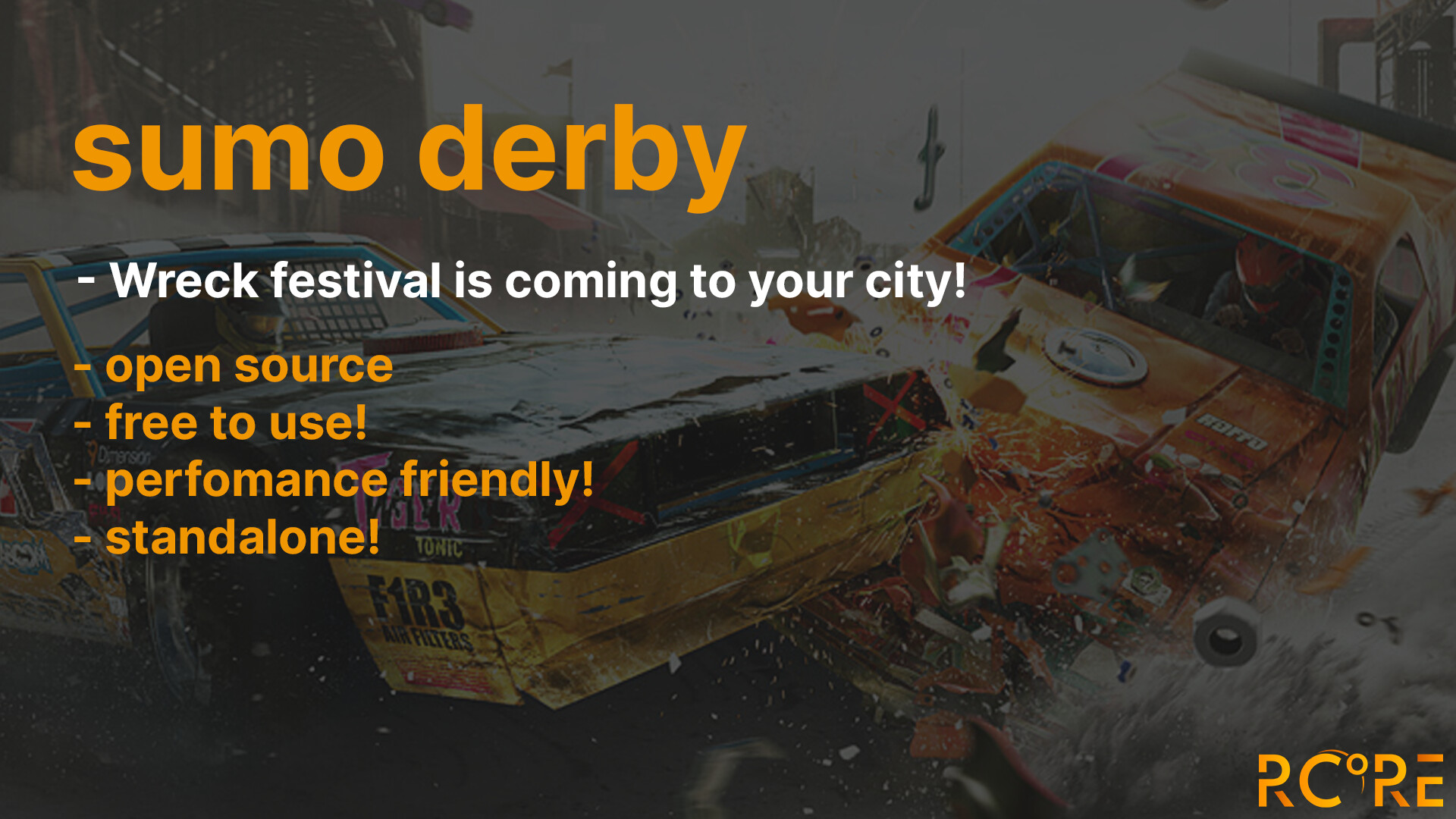 Wreck festival alias car derby is coming to your city! - FiveM Releases - Cfx.re Community
