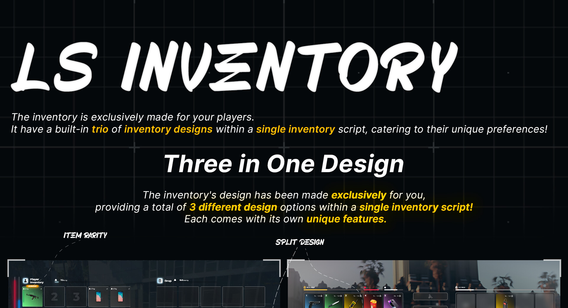 Ls-inventory-v2 | Three in One Inventory - FiveM Releases - Cfx.re ...