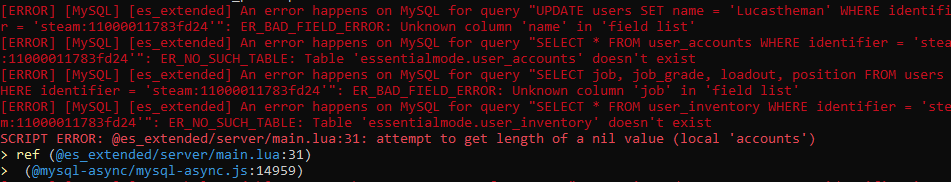 Es_extended problem always - ES/ESX - Cfx.re Community