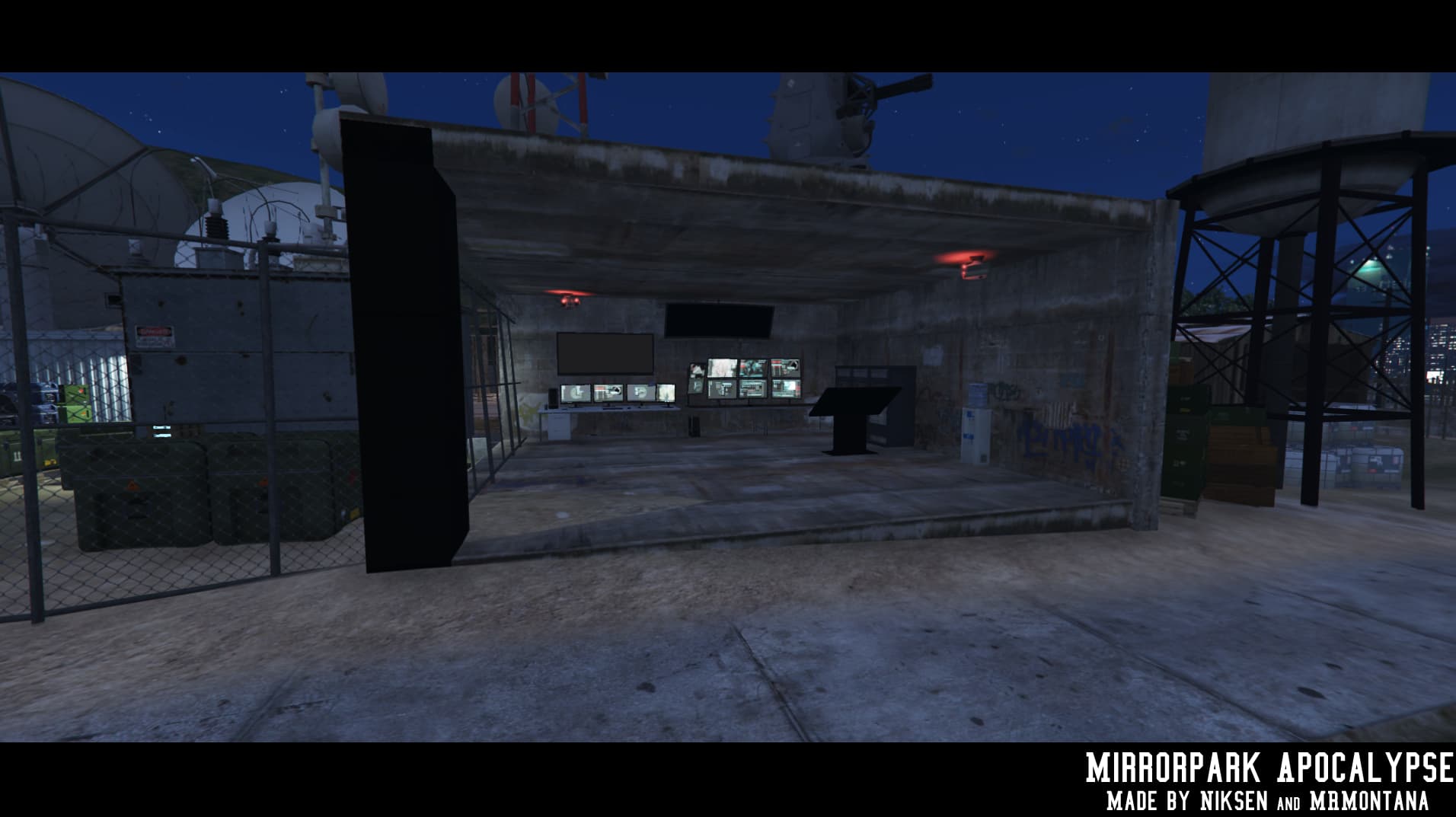 Mirror Park Safezone / Military HQ Apocalypse MAP - FiveM Releases ...