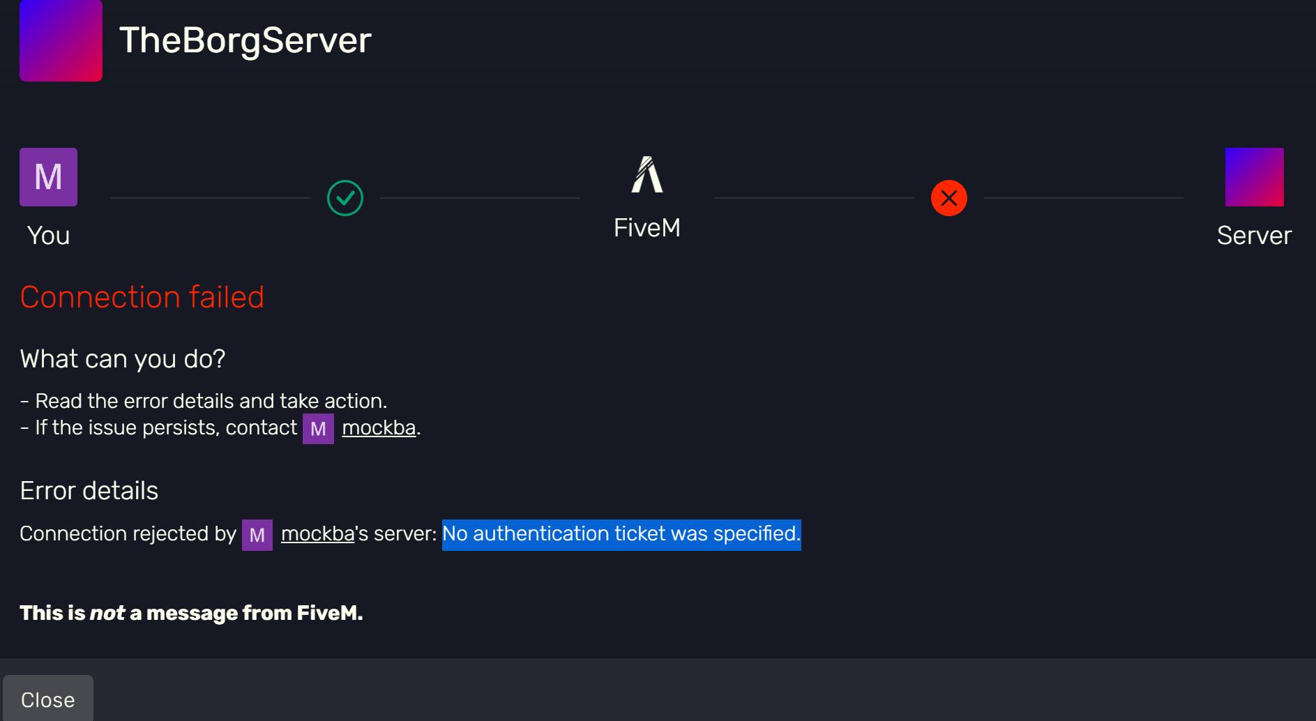 Buit-from-source FiveM won't connect to servers (resolved) - FiveM ... Buit-from-source FiveM won't connect to servers (resolved) - FiveM ...