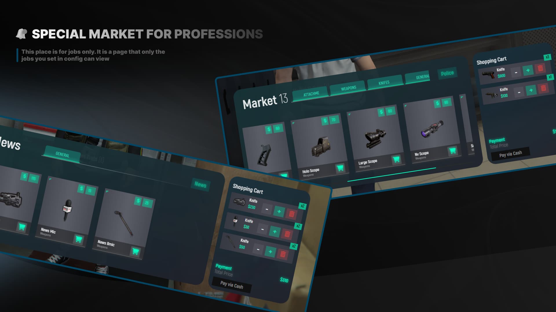 AC-SHOP [Special market system for job and all] - FiveM Releases - Cfx ...