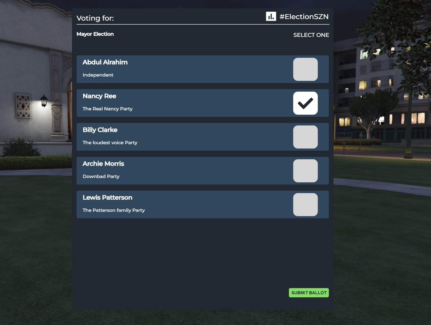 Np Inspired Voting UI - FiveM Releases - Cfx.re Community