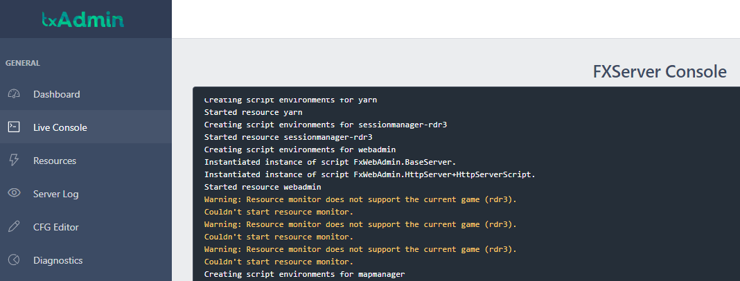 Major issues with Redem and txAdmin - Server Support - Cfx.re Community