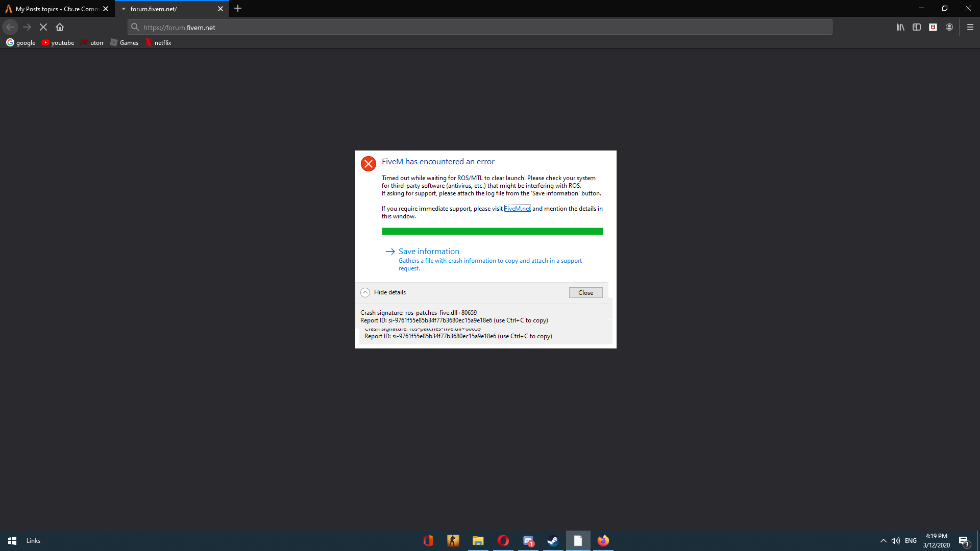 Help me FiveM not working - FiveM Client Support - Cfx.re Community
