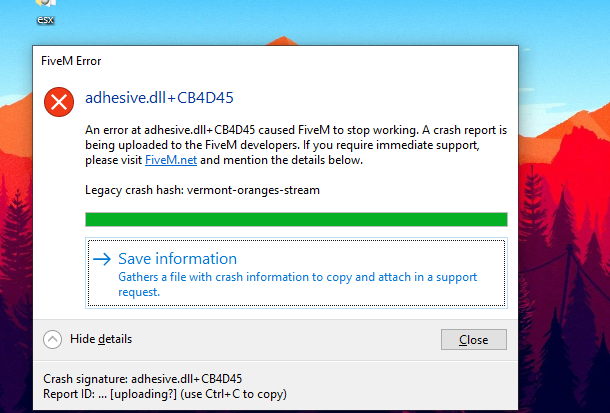 adhesive.dll+CB4D45 Help pls - FiveM Client Support - Cfx.re Community