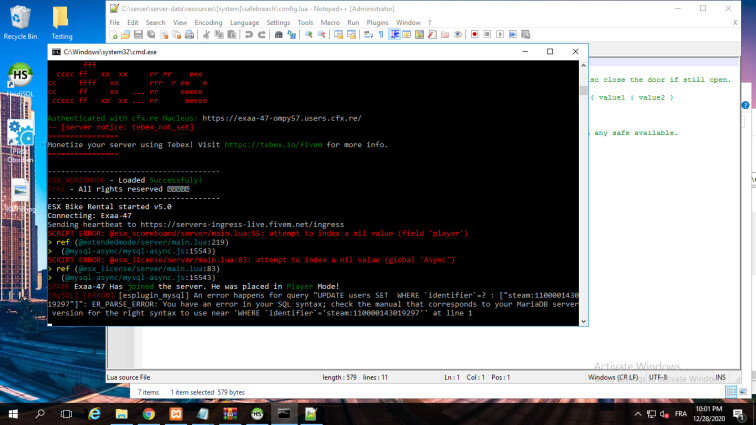 My Sql esplugin error - Resource Support - Cfx.re Community