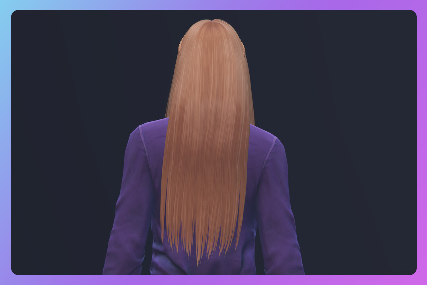[Release] Long sleek hairstyle with 2 small braids for MP Female ...