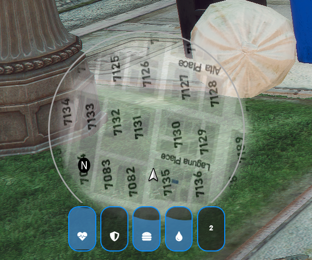 🗺️ Core Hud - Oval radar/map, Clean design, Use stress or voice or id ...