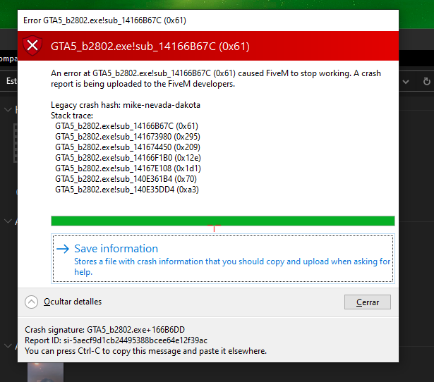 FiveM crashes after 3 minutes start - FiveM Client Support - Cfx.re ...