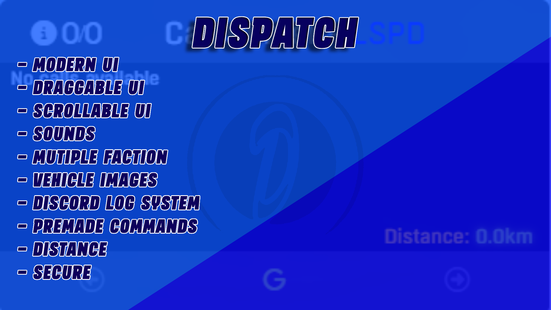 [PAID] [ESX] rd_dispatch | Modern UI - FiveM Search