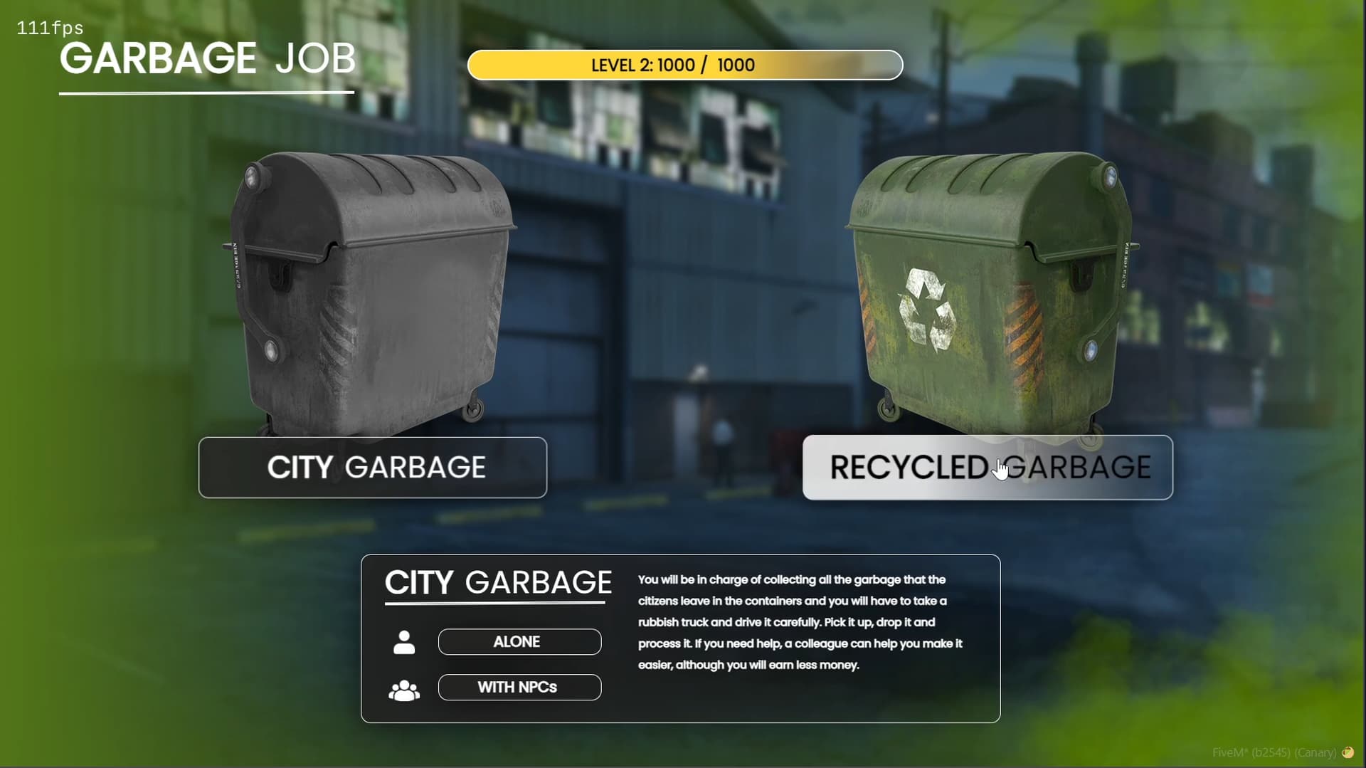 [PAID] Advanced Garbage Job | 2x1 Dumpster and Junkyard - FiveM Releases - Cfx.re Community