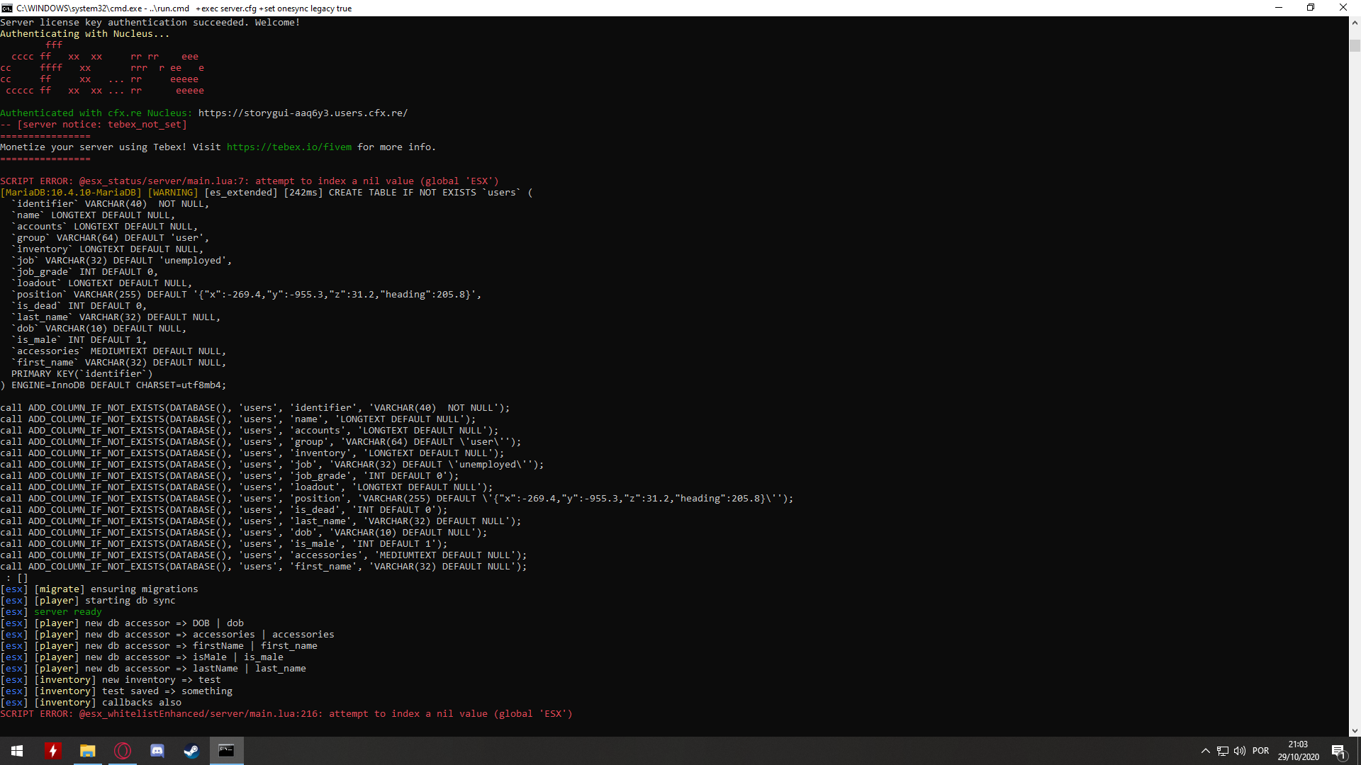 ES_EXTENDED Error in index a nil value - ES/ESX - Cfx.re Community ES_EXTENDED Error in index a nil value - ES/ESX - Cfx.re Community