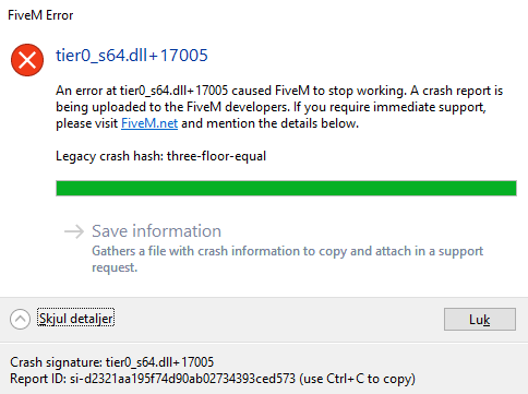 Can not start - FiveM Client Support - Cfx.re Community