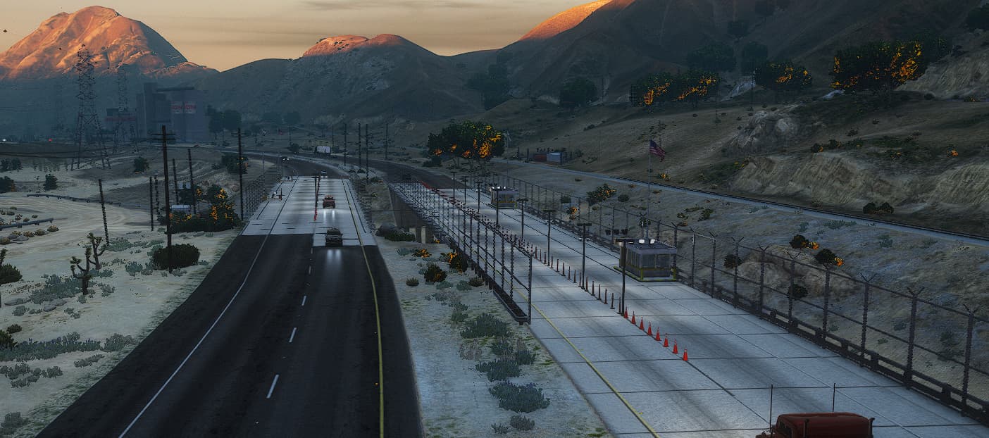 [Free] [LOD-Lights] [Changed-Traffic-Path] Project-Border ...