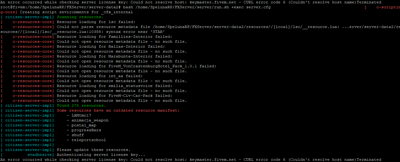 Could not resolve host: keymaster.fivem.net - CURL error code 6 (Couldn ... Could not resolve host: keymaster.fivem.net - CURL error code 6 (Couldn ...
