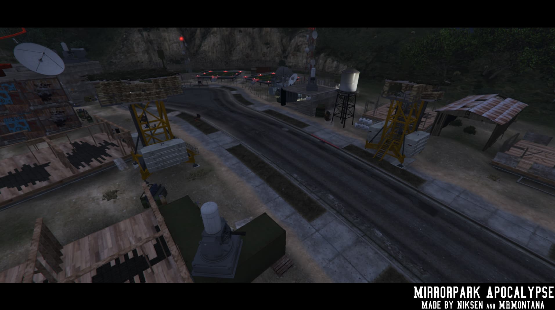 Mirror Park Safezone / Military HQ Apocalypse MAP - FiveM Releases ...