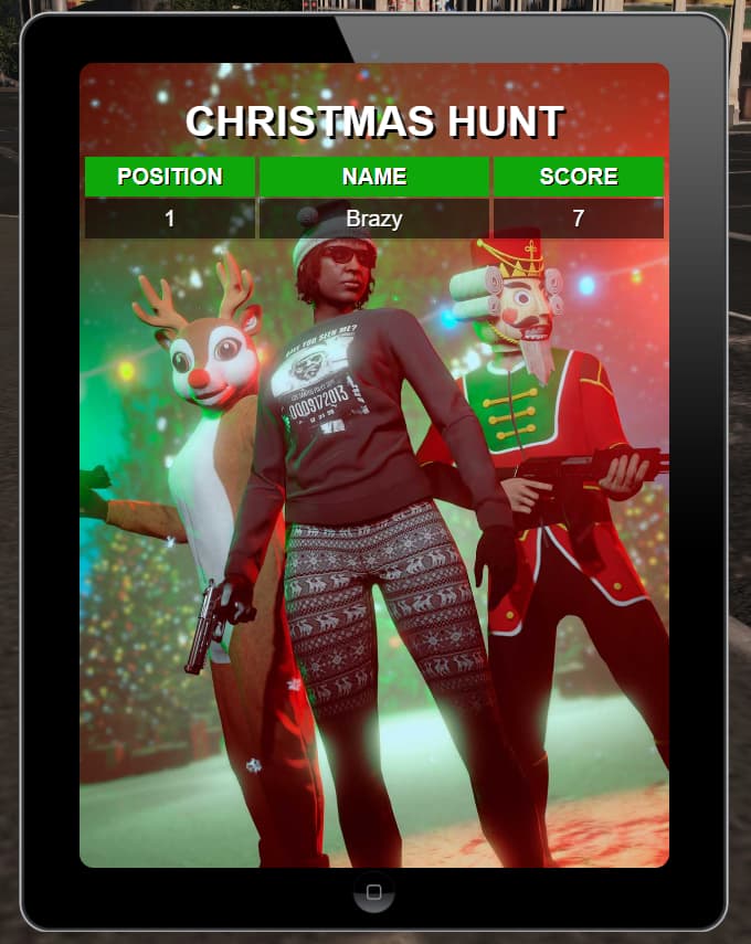 Armour Christmas Hunt: Collect Props & Compete with Others! - FiveM Search