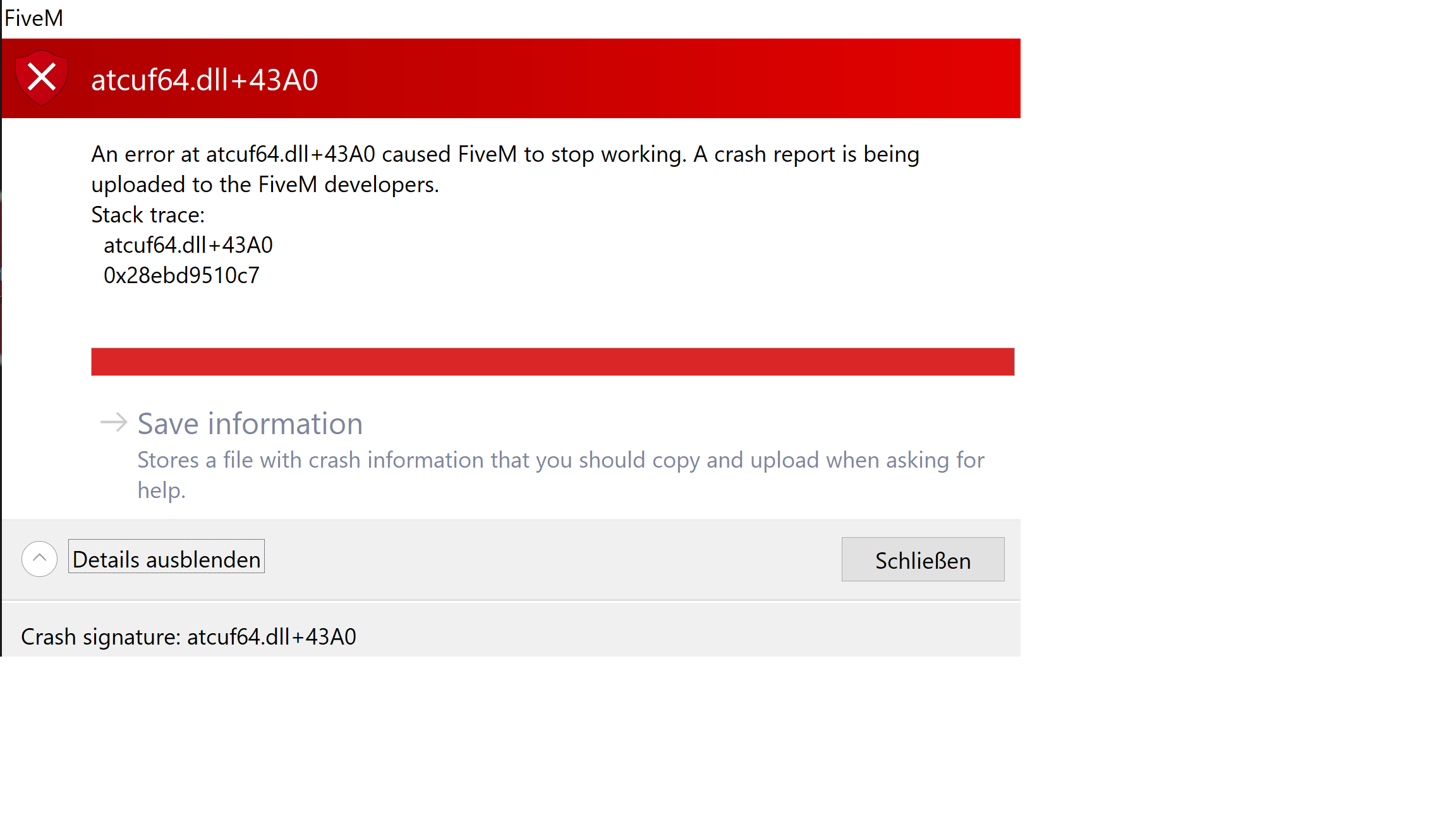 Fivem crashes after few seconds open - FiveM Client Support - Cfx.re Community