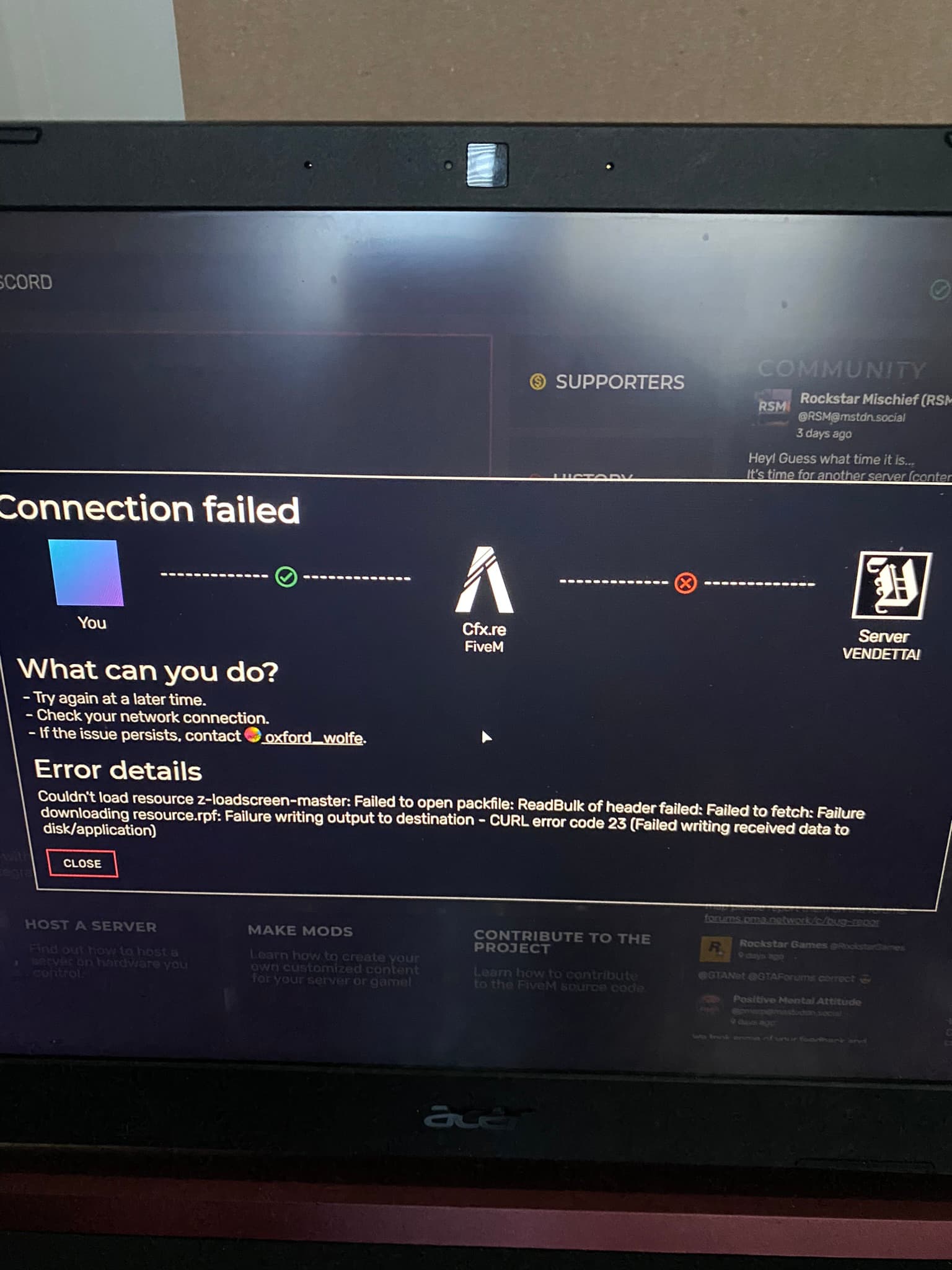 Couldn’t load z-loadscreen-master - FiveM Client Support - Cfx.re Community