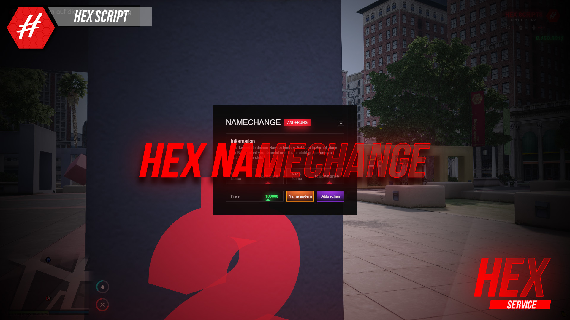 [RELEASE] ESX/QBcore Hex Namechange - FiveM Releases - Cfx.re Community