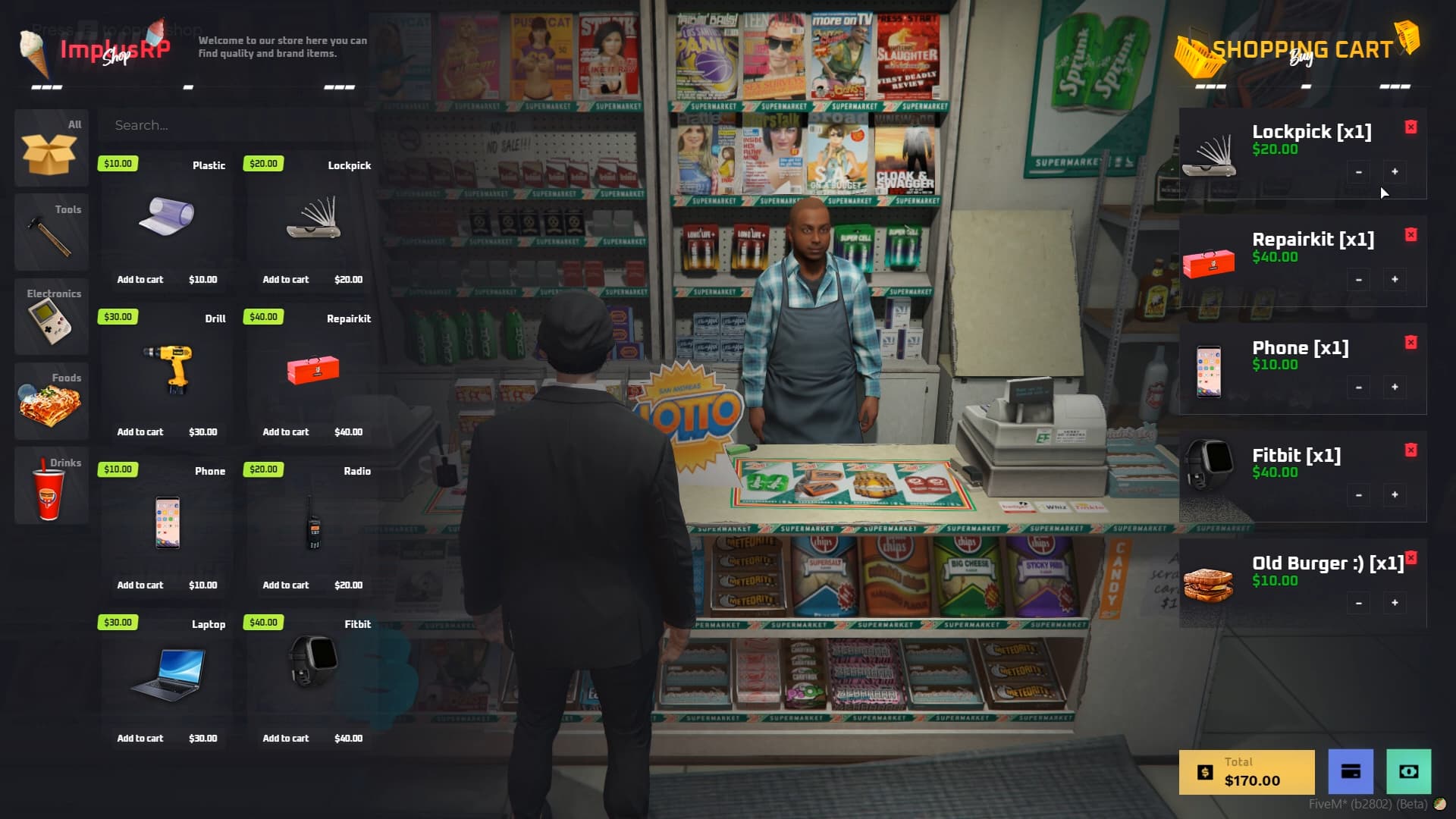 [ESX / QB] IF Luxury Markets Bundle (Market)(Weapon Store)(Blackmarket ...