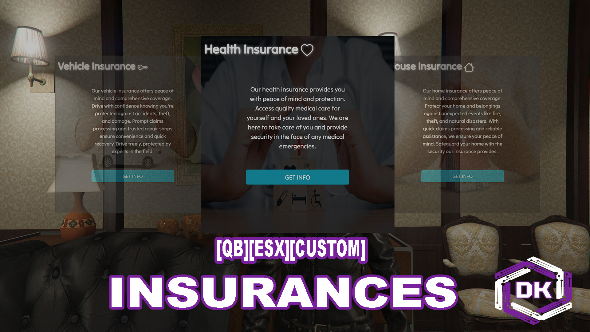 [QB][ESX][CUSTOM] - Insurances📝 - FiveM Releases - Cfx.re Community