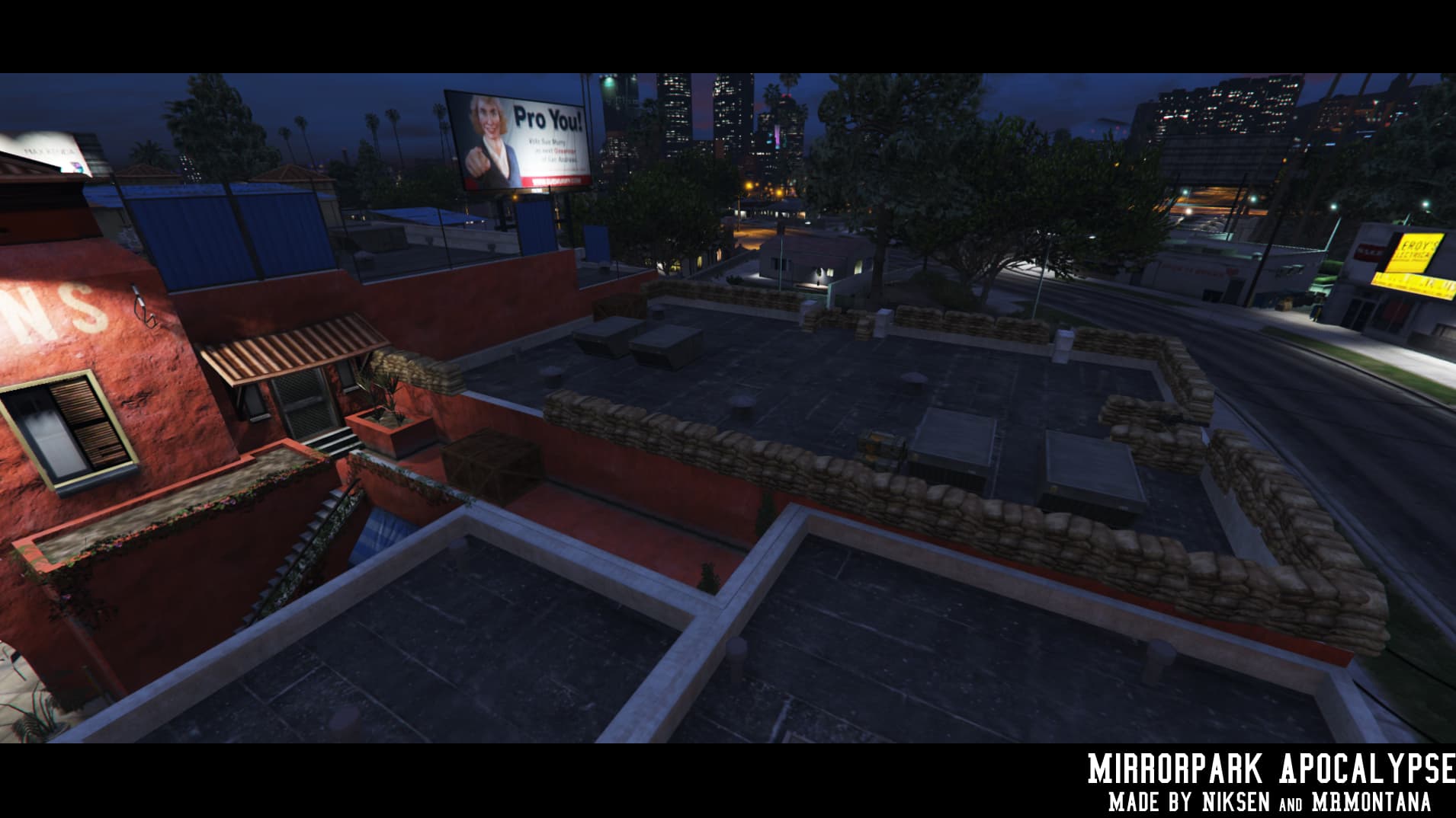 Mirror Park Safezone / Military HQ Apocalypse MAP - FiveM Releases ...