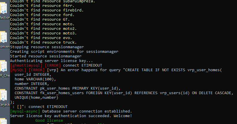 How To Fix Ghmattimysql Error Connect Etimedout Server Discussion Cfx Re Community