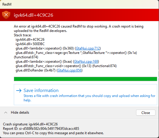 glue.dll error RedM - RedM Client Support - Cfx.re Community